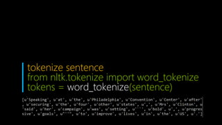 Large scale nlp using python's nltk on azure | PPTX