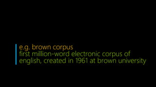 Large scale nlp using python's nltk on azure | PPTX