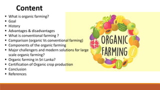 Large scale organic farming | PPT