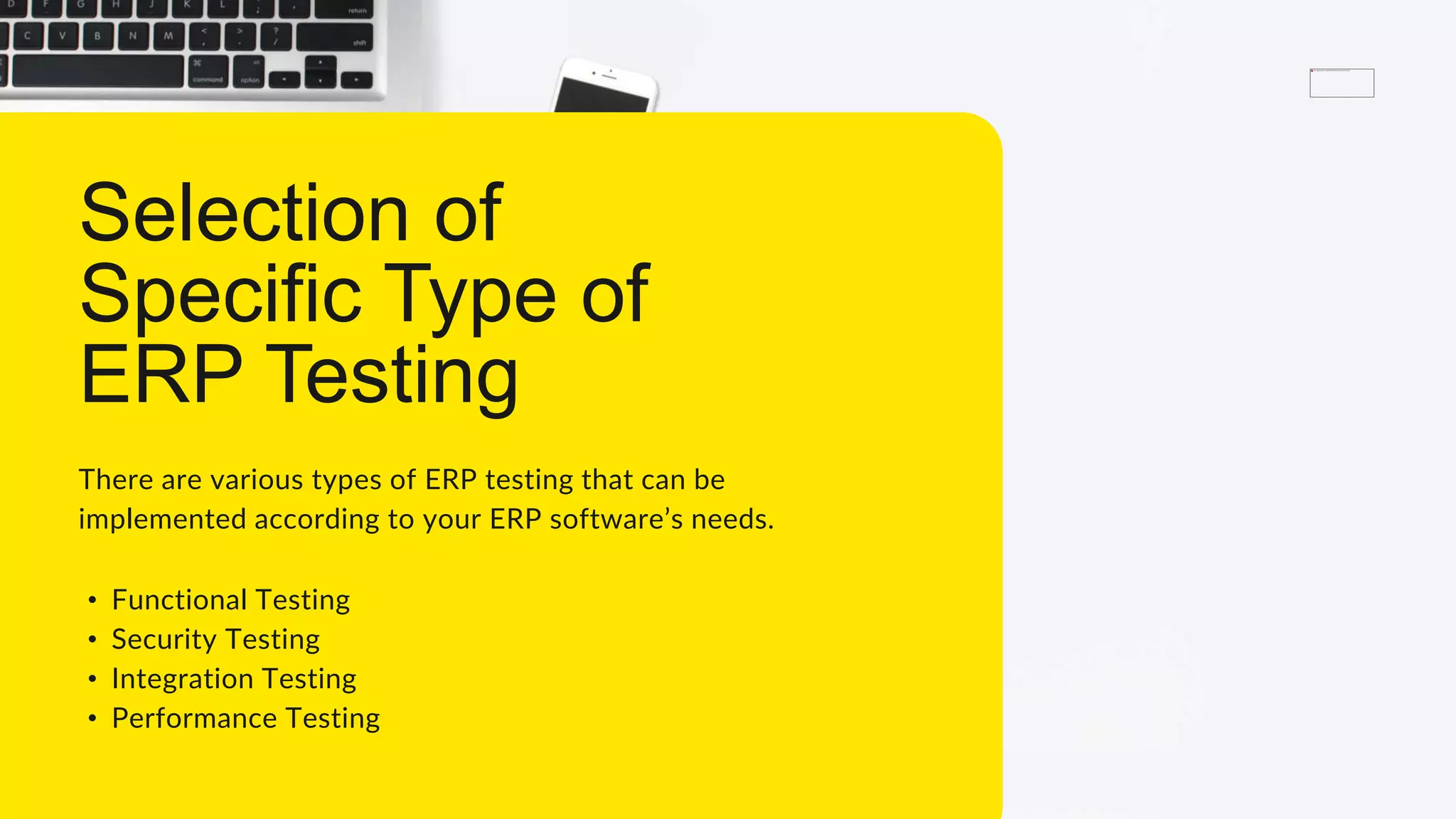 ERP Testing Strategy For Large Scale Organizations | PPTX