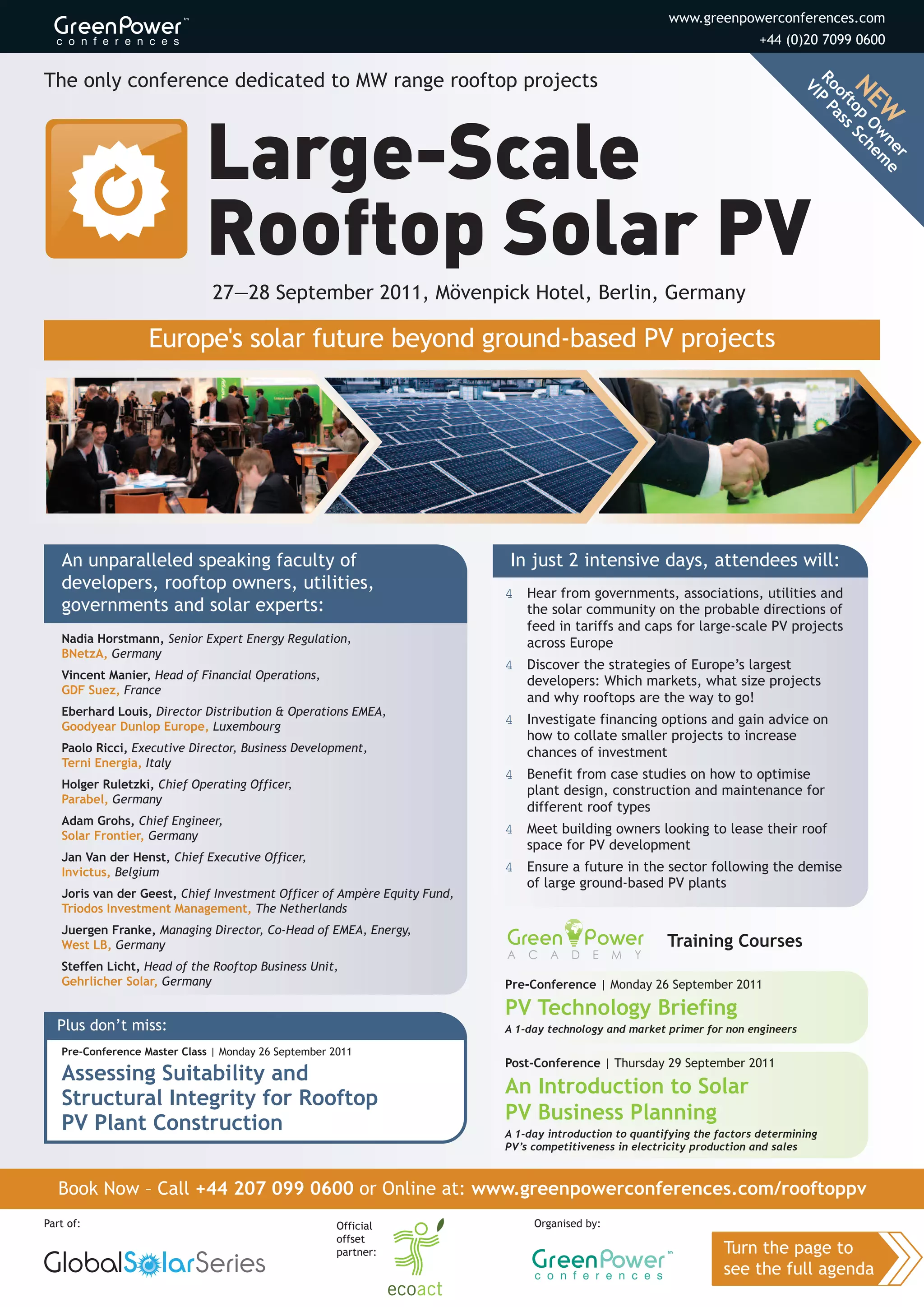 Large Scale Rooftop Pv Brochure | PDF