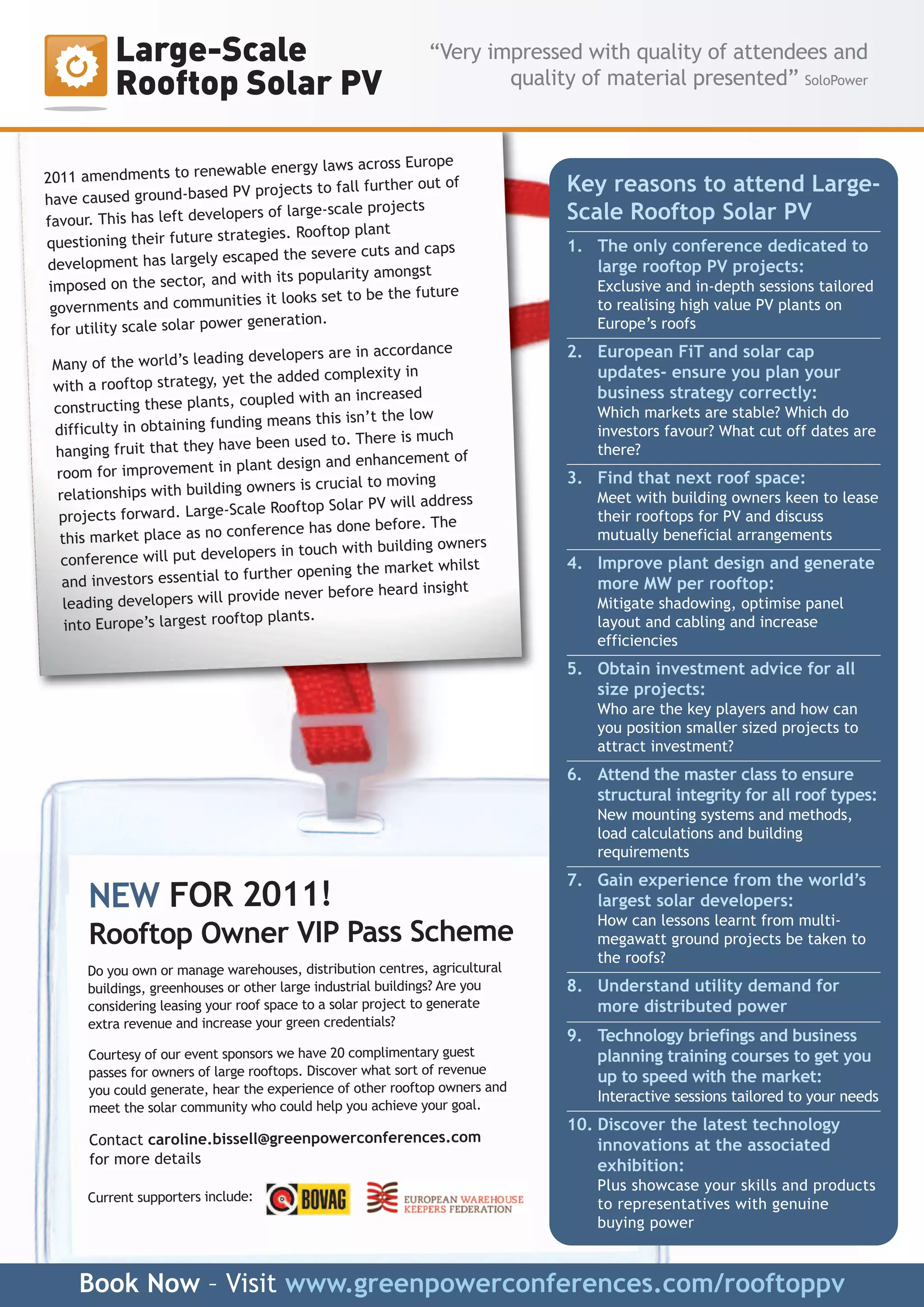 Large Scale Rooftop Pv Brochure | PDF