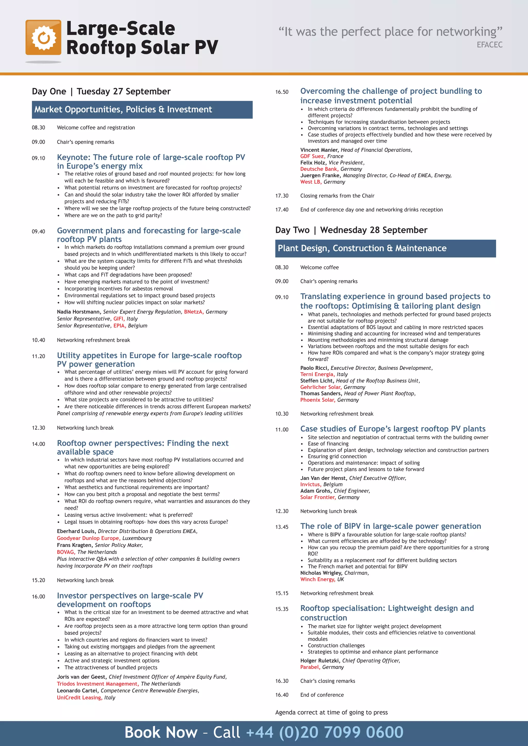 Large Scale Rooftop Pv Brochure | PDF