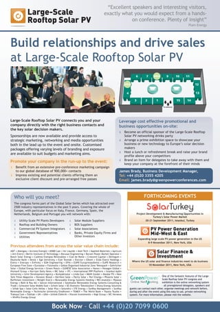 Large Scale Rooftop Pv Brochure | PDF