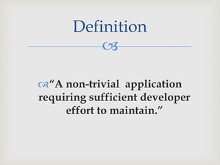 Large scale software development | PPTX