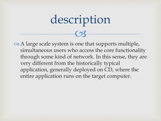 Large scale software development | PPTX
