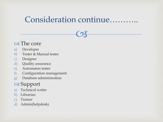 Large scale software development | PPTX