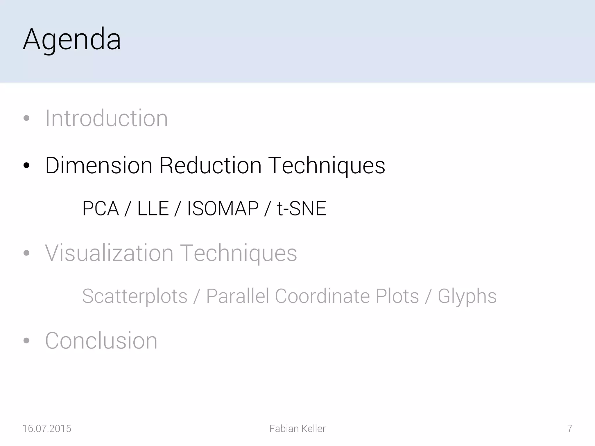 High Dimensional Data Visualization | PDF