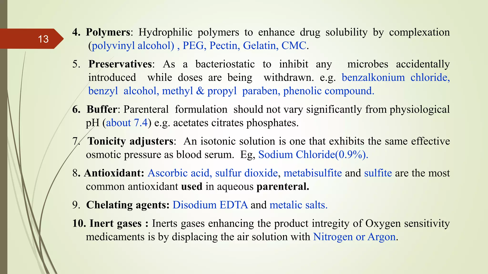 Large & Small Volume Parenteral | PPTX