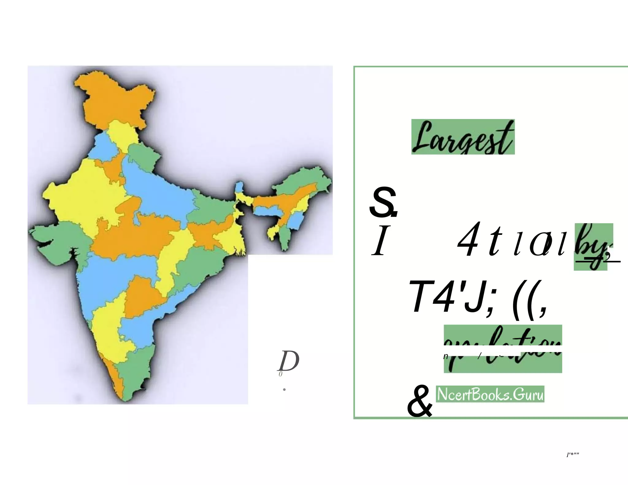India's Largest and Smallest States, Ordered by Population and Area | PPT