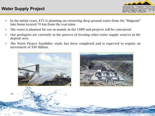 03.09.2014 Largest developing coking coal deposit in the world, Erdenes ...