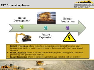 03.09.2014 Largest developing coking coal deposit in the world, Erdenes ...
