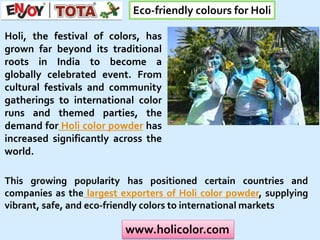 Largest Exporters of Holi Color Powder.pdf