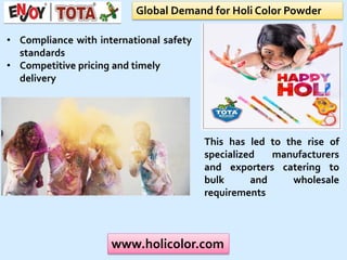Largest Exporters of Holi Color Powder.pdf