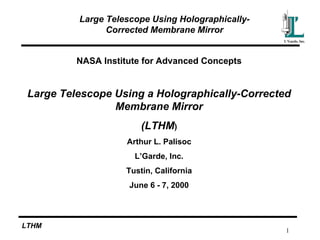 Large telescope | PPT