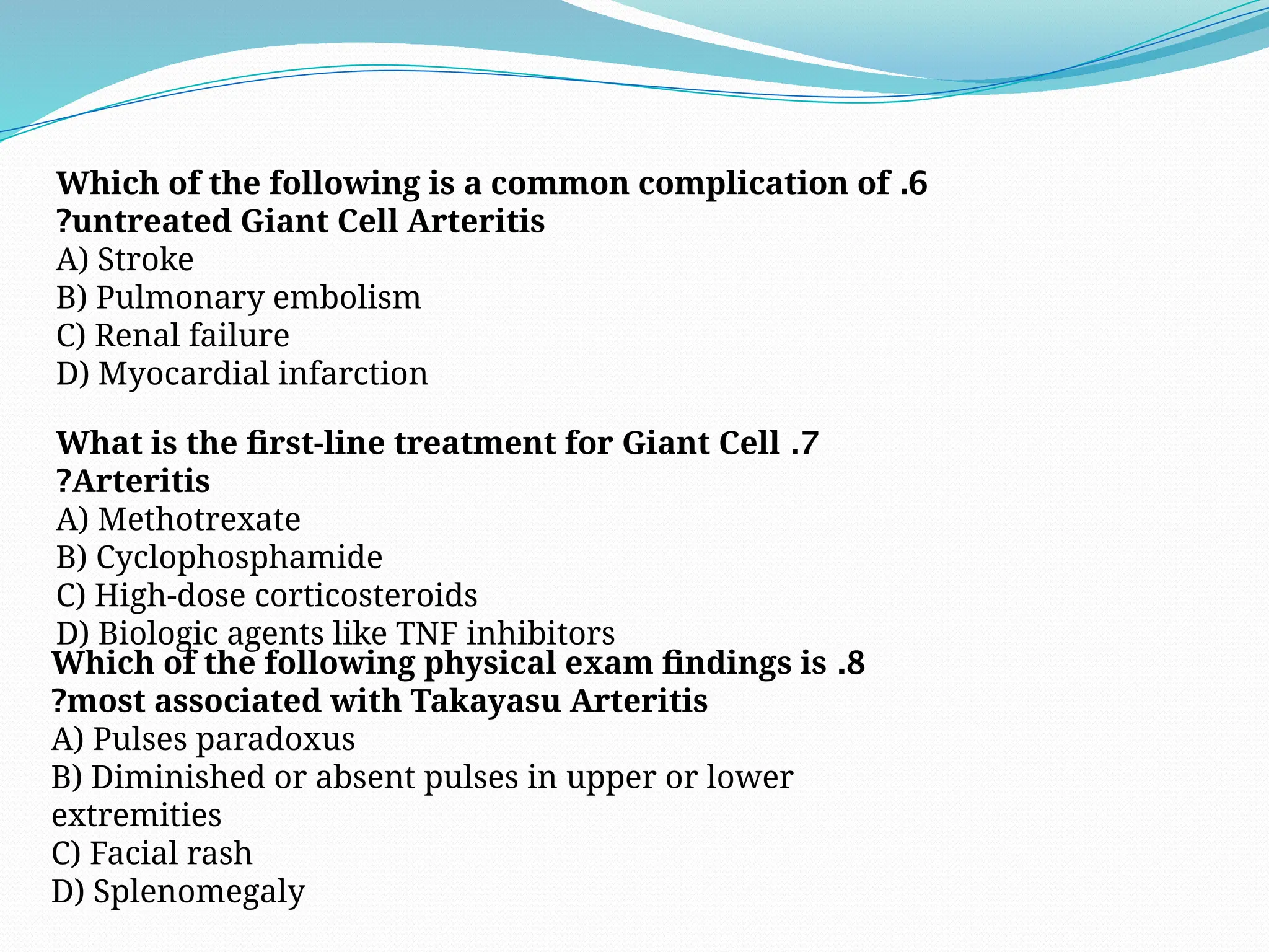 large vessel vasculitis.rheumatology ppt | PPTX