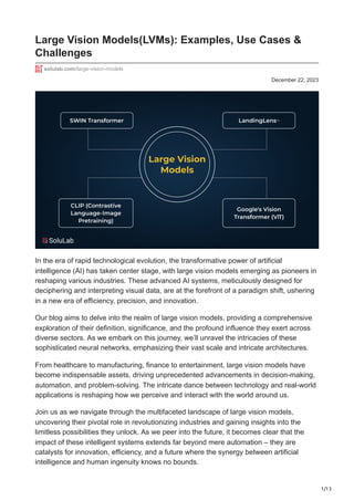 Large Vision ModelsLVMs Examples Use Cases Challenges.pdf