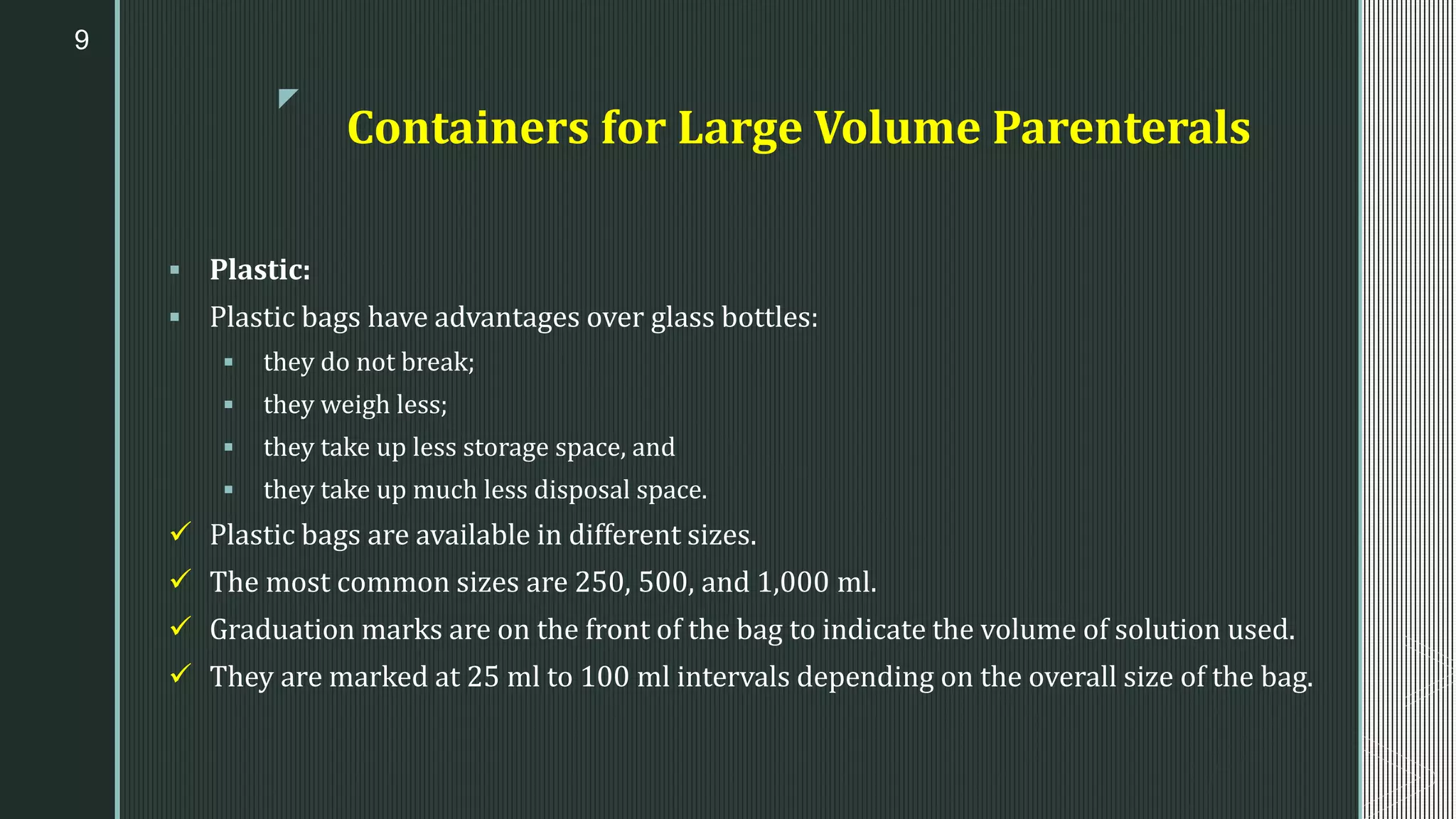 Large volume parenterals | PDF
