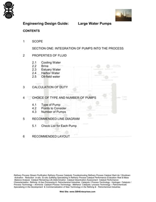 Large Water Pumps | PDF