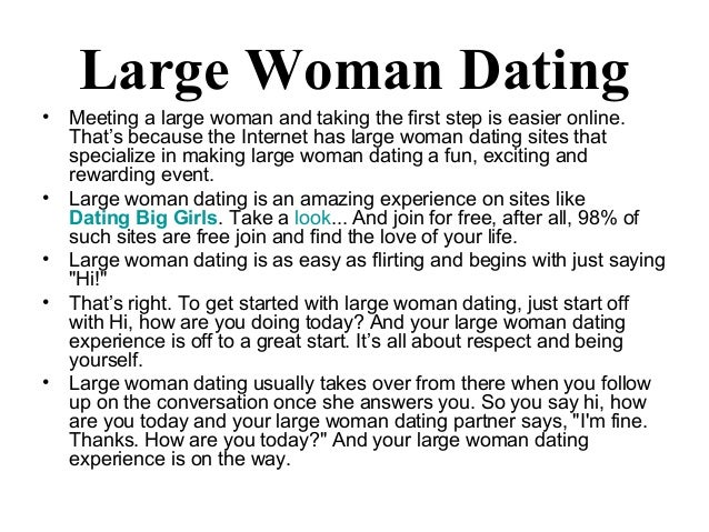Benefits of dating a big girl - plugkor