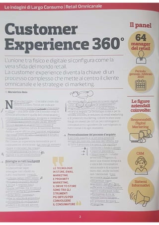 LARGO CONSUMO – 03/2020 - Customer Experience 360° | PDF