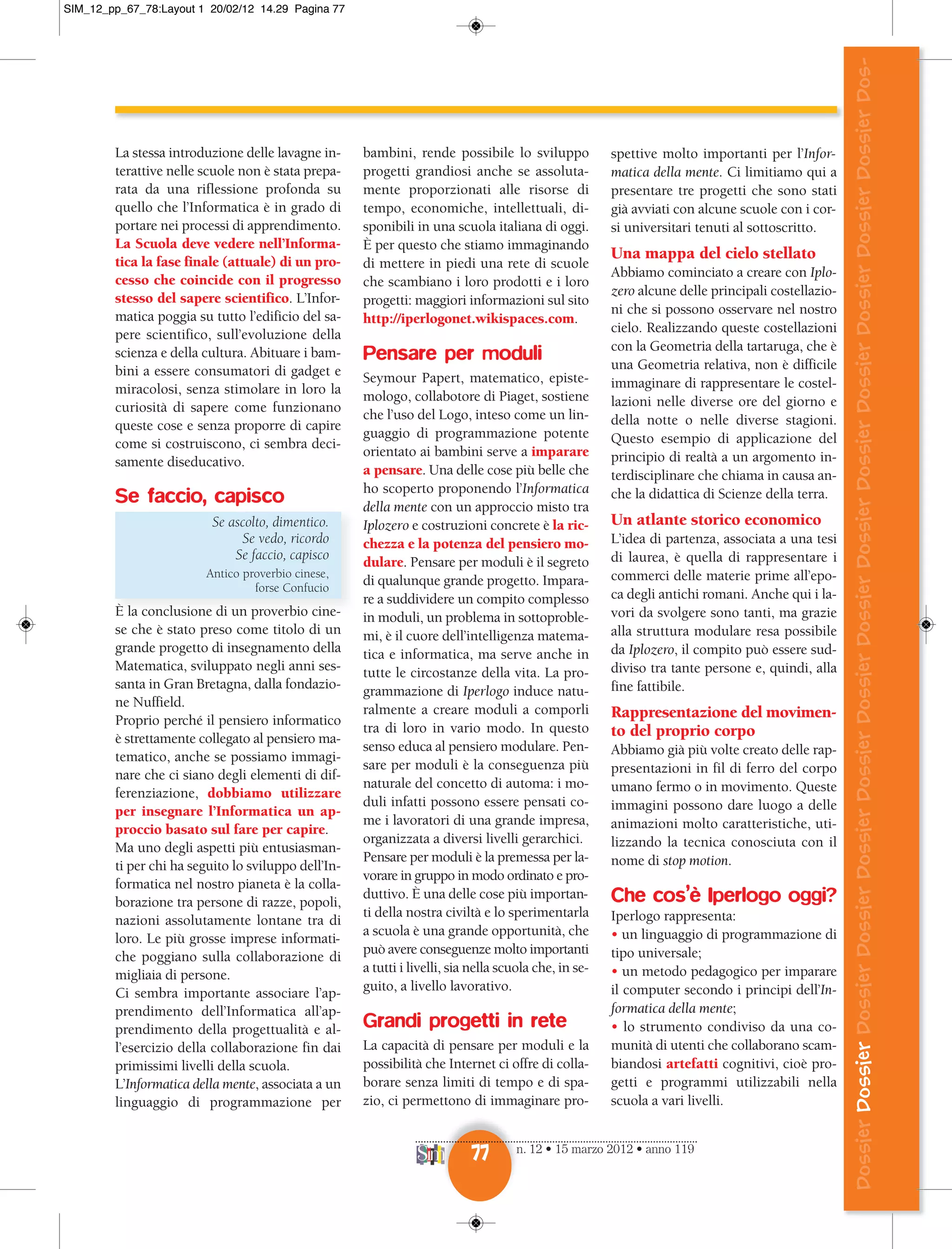 Lariccia x scuola italiana moderna 2012 03-15 | PDF | Programming Languages | Computing