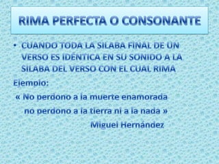 La rima | PPTX