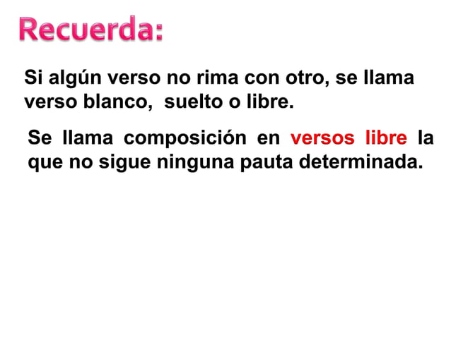 La rima | PPT