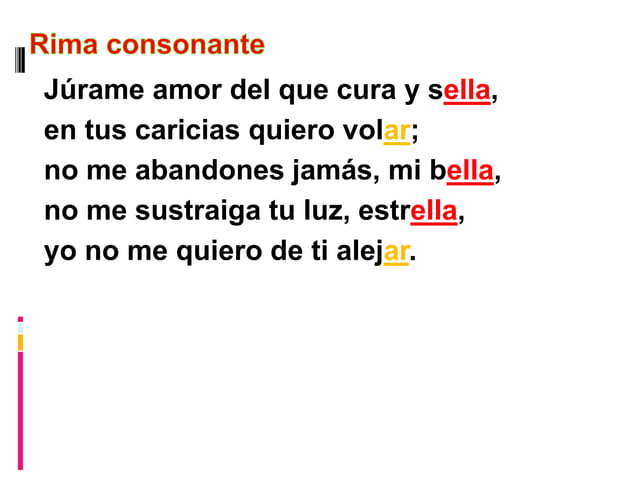 La rima | PPT | Descarga Gratuita