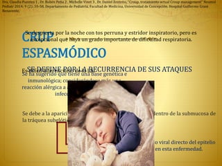 Laringitis en pediatría con clasificaciones | PPTX