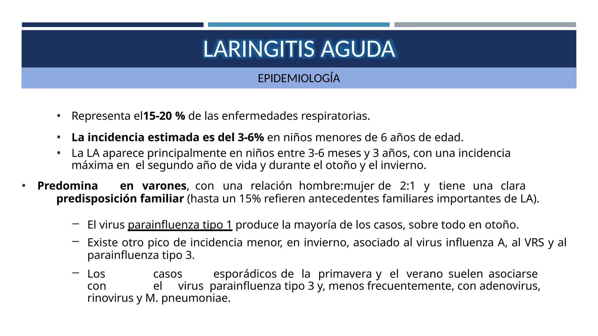 Laringitis Aguda por infección bacteriana y viral | PPT