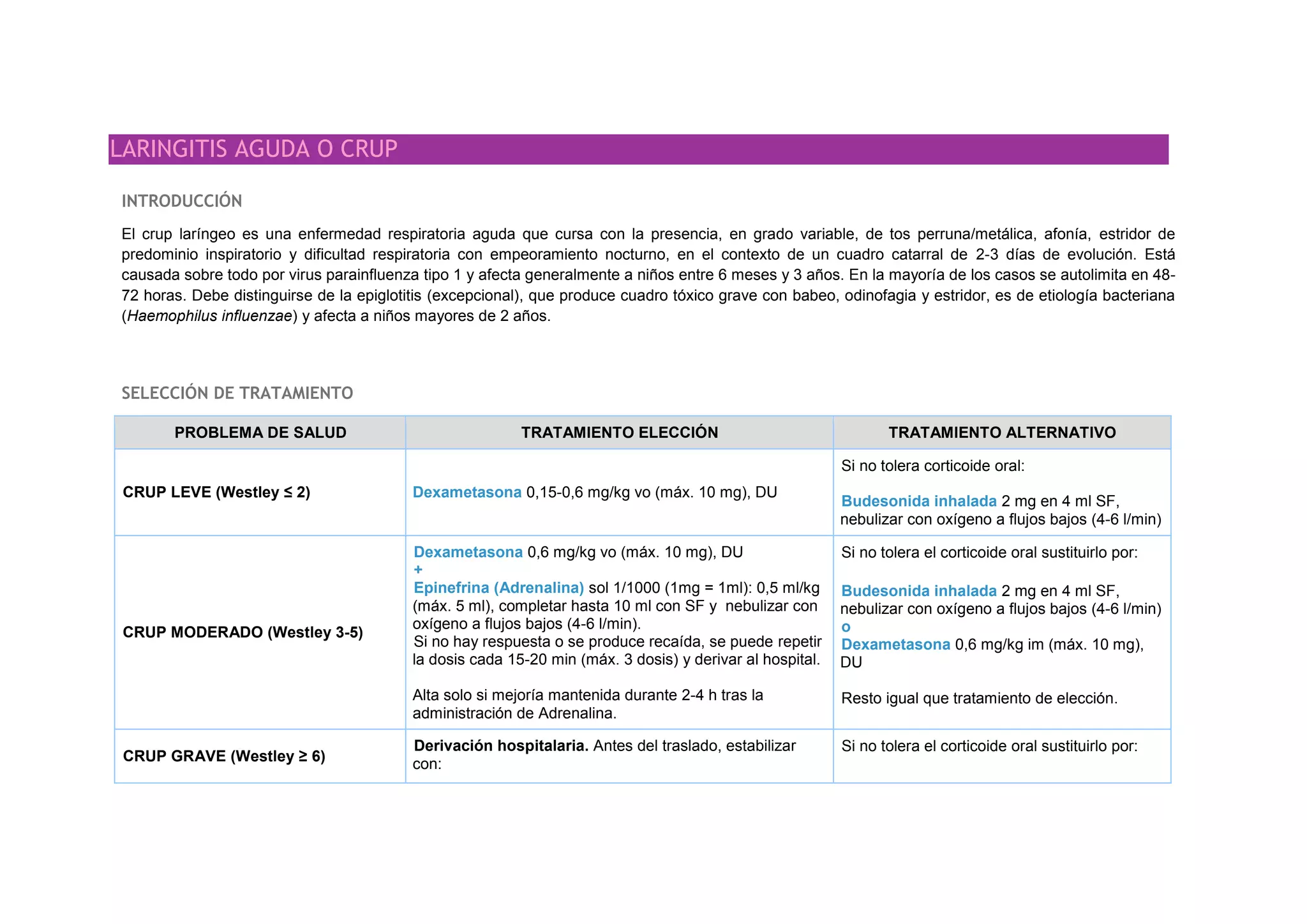 CRUP LARINGITIS | PDF