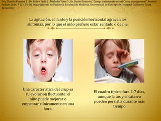 CRUP: Laringitis Pediatría | PPTX