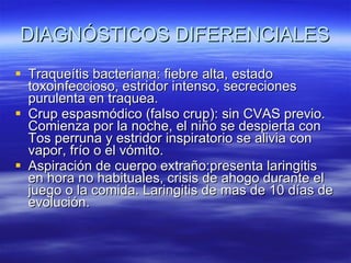 Laringitis subglotica | PPT