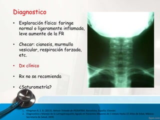 CRUP; Laringotraqueobronquitis | PPTX