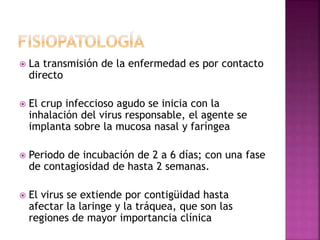 Laringotraqueobronquitis | PPTX