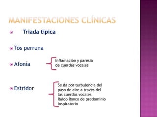 Laringotraqueobronquitis (crup) | PPTX