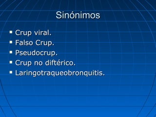 Laringotraqueítis aguda | PPT
