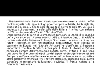 La risiera di san sabba | PPT