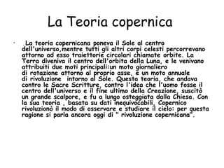La rivoluzione copernica | PPT