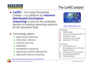 Introduction to Urban Computing in LarKC | PDF