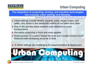 Introduction to Urban Computing in LarKC | PDF