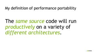 Performance Portability Through Descriptive Parallelism | PDF