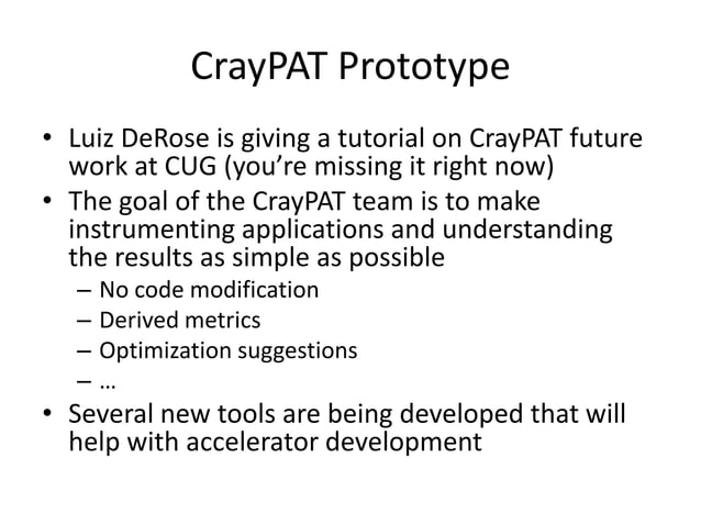 CUG2011 Introduction to GPU Computing | PPT
