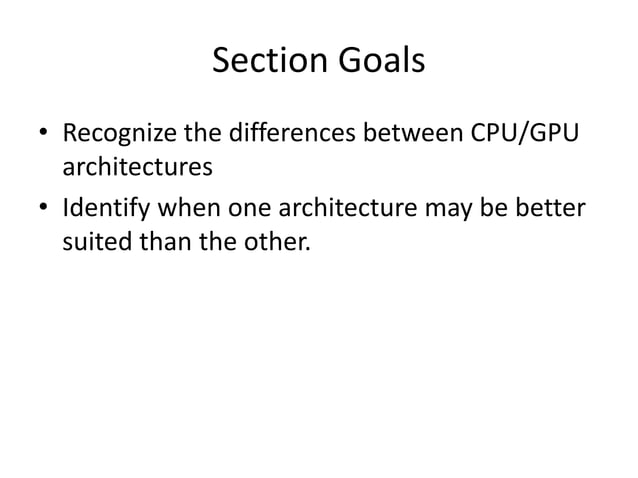 Cug2011 Introduction To Gpu Computing Ppt 