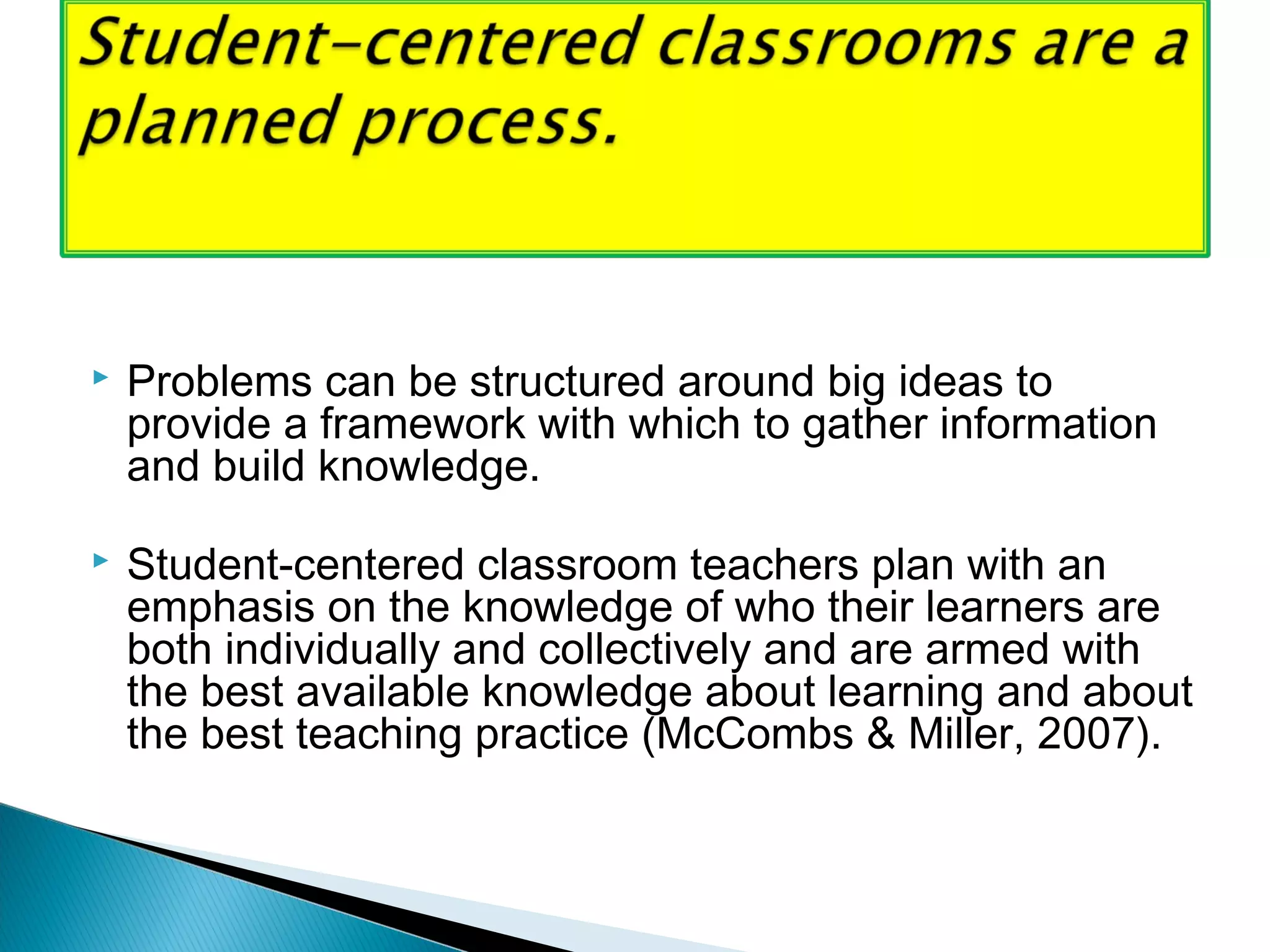 Learner centered lesson planning & instruction | PPT
