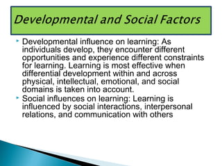 Learner centered lesson planning & instruction | PPT