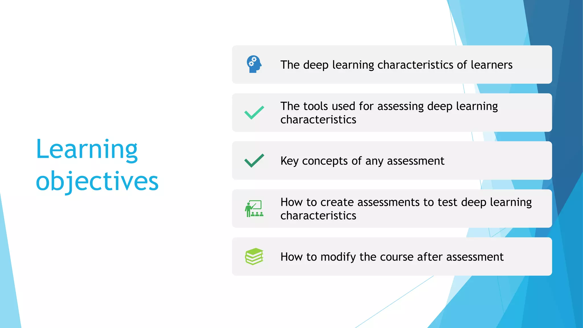 Learning revolution presentation : Assessments for Testing Deep ...