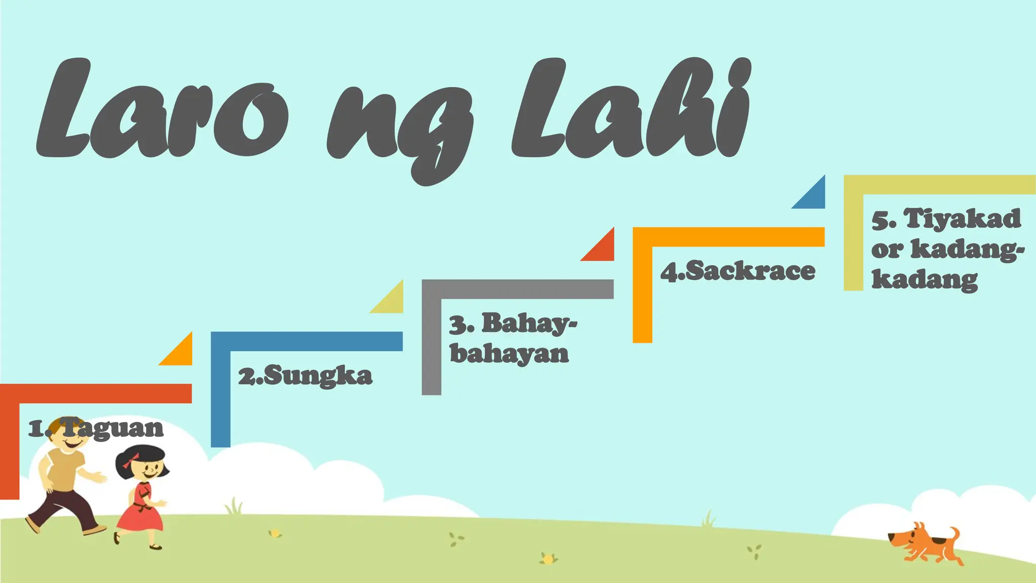 Physical Education Presenting the Laro-ng-Lahi ( Powerpoint Presentaion ...