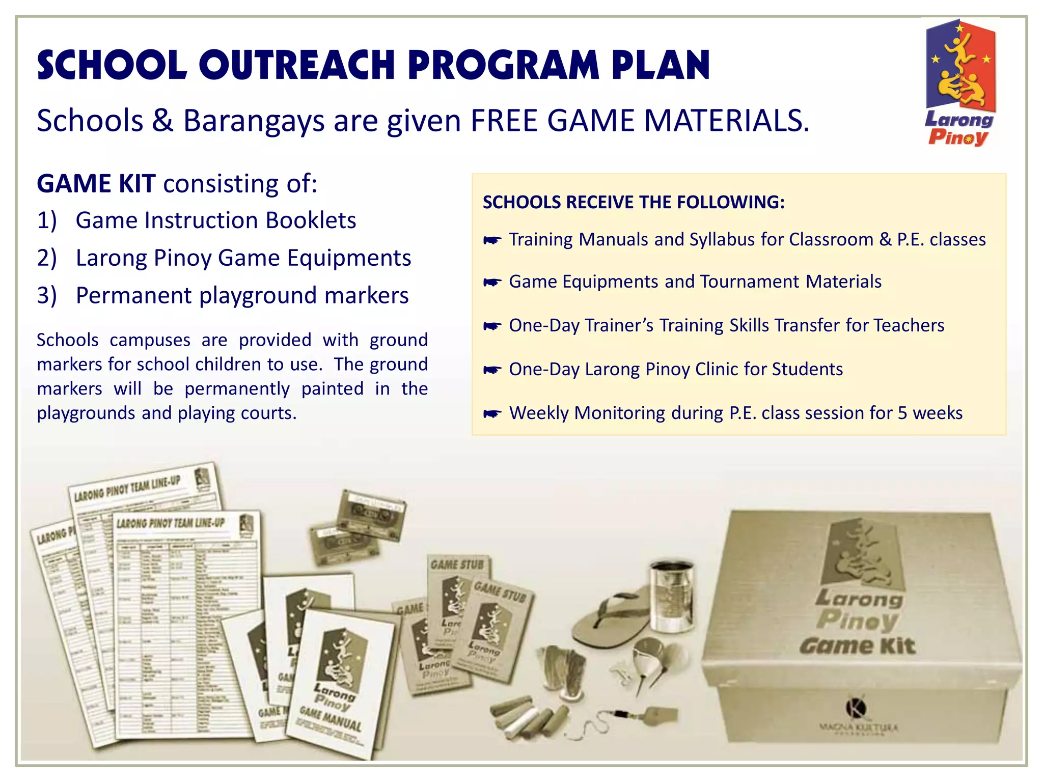 Larong Pinoy Advocacy & Community Engagement | PDF